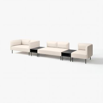 IKEA LILLEHEM 5er-Sitzelement mit Ablage