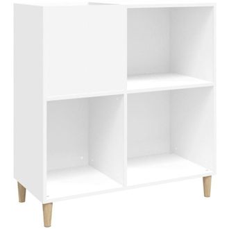 vidaXL Plattenschrank Wei&szlig; 84,5x38x89 cm Holzwerkstoff Vidaxl