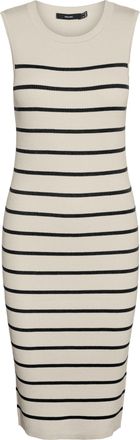 Vero Moda VMGIZELLE SL O-Neck BLK Dress GA NOOS