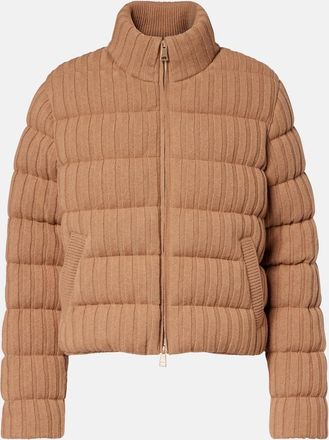 Moncler Daunenjacke aus Wolle und Kaschmir