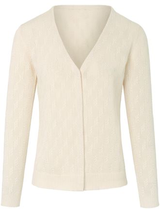 Peter Hahn Strickjacke aus 100% SUPIMA-Baumwolle Peter Hahn weiss