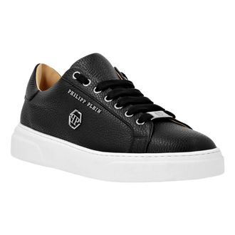 Philipp Plein unisex, Chaussures, Noir, Taille: 35 EU Baskets Basses Hexagon