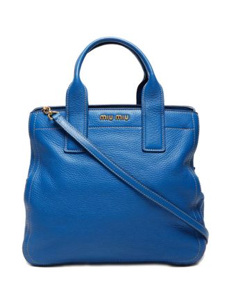 Miu Miu sac en cuir (2000-2015) - Bleu