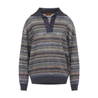 Missoni Caperdoni Strick-Polo - - Tops - Damen - Mehrfarbig - XS