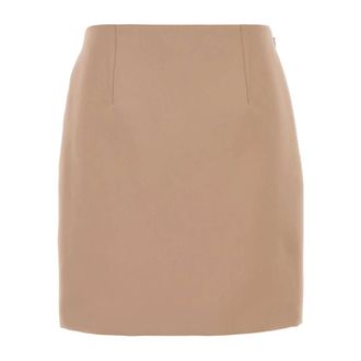 Chlo&eacute; Femme, Jupes, Beige, Taille: 36 FR Mini-jupe Duchesse en satin