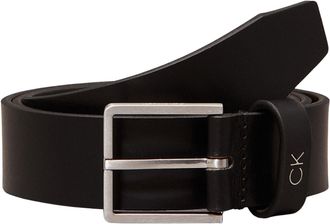 Calvin Klein Herren Gürtel Formal Belt 3,5 cm Ledergürtel, Schwarz (Ck Black), 105 cm
