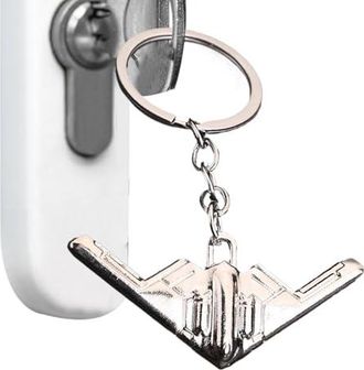 Generico Porte-clés davion, porte-clés anti-perte davion | Pendentif porte-clés modèle 3D créatif pour sac à dos amateur daviation, pilote danniversaire, Noël,