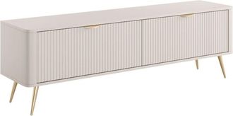 Mirjan24 Mobilier1 - Meuble tv Versoe 104, Beige, Le nombre de portes: 0, Nombre de tiroirs: 0, 164x52x38cm