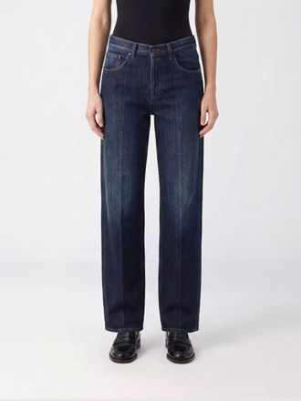 Dondup Jean large Jacklin &agrave; taille mi-haute en denim de coton