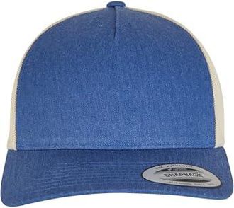 Flexfit Casquette Unisexe, Bleu/Beige, Taille Unique