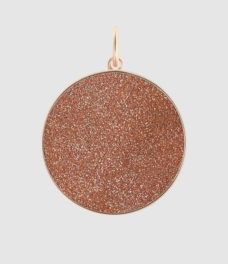Ginette NY Pendentif Jumbo Ever Gold Sandstone Or Rose