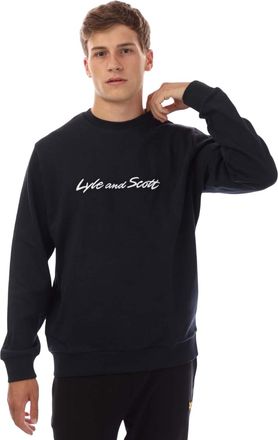 Lyle & Scott Sweatshirt Schrift f&uuml;r Herren (Marine/Wei&szlig;)