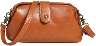 Generic Sac &agrave; bandouli&egrave;re vintage en polyur&eacute;thane de couleur unie pour femme, sac &agrave; main messager de grande capacit&eacute; r&eacute;sistant &agrave; lusure pour un usage quotidie