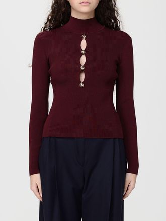 Self Portrait Pullover SELF-PORTRAIT Damen Farbe Burgunderrot