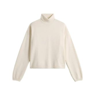 Woolrich 12Gg Comfort Wool Cash Rollkragenpullover - - Knitwear - Damen - Beige - S