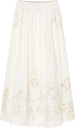 Forte_Forte Femme, Jupes, Blanc, Taille: 42 FR Flared Midi Skirt