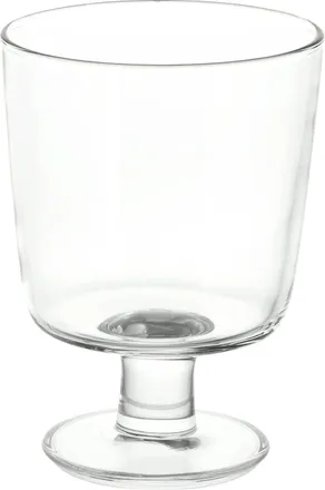 IKEA 6er-Set 365+ Weinglas 30cl - Klechglas mit Stiel - 12 cm hoch - Klarglas