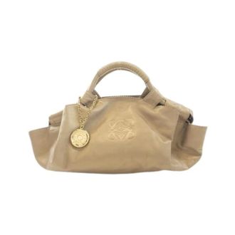Loewe Sac Mistral en peau de mouton Pre-owned - Femme - Pre-owned - Beige - Taille: ONE Size
