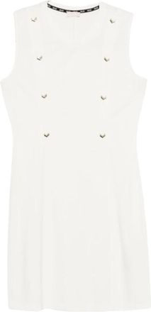 Liu Jo Femme, Robes, Blanc, Taille: 36 FR Robe courte en jersey interlock