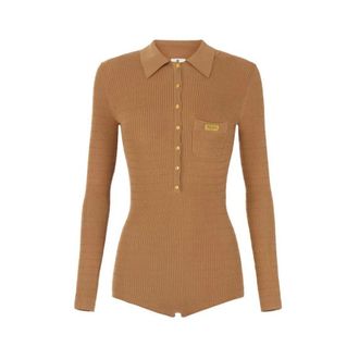Elisabetta Franchi Damen, Jumpsuits & Playsuits, Braun, MGr&ouml;&szlig;e