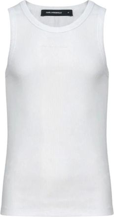 Karl Lagerfeld Homme, Tops, Blanc, Taille: M D&eacute;bardeur c&ocirc;tel&eacute;