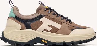 Faguo Baskets marron clair - HAZEL MONSTERA