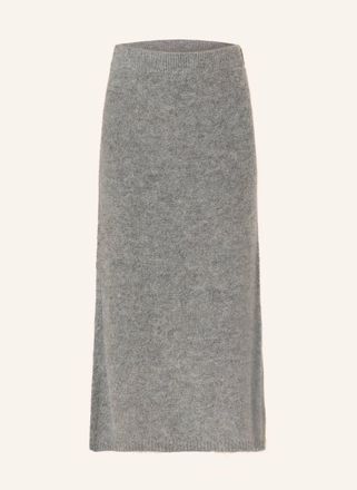 Part Two Strickrock Vaninapw Mit Glitzergarn Und Pailletten grau