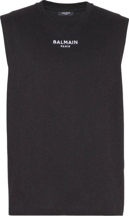 Balmain Homme, Tops, Noir, Taille: M D&eacute;bardeur Paris Brod&eacute;