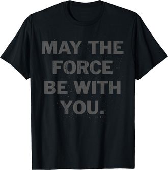 Star Wars Simple May The Force Be With You Grafik-T-Shirt T-Shirt