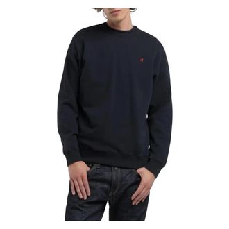 Replay Sweatshirt mit Rundhalsausschnitt - - Sweatshirts & Hoodies - Herren - Blau - XL