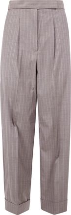 Max Mara Mxmmanetta Short Light Wool Trousers