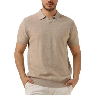 Dstrezzed Mercury Kurzarm-Polohemd - - Tops - Herren - Beige - M