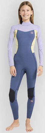 Billabong 302 Teen Synergy Bz Fl Full Kids Neoprenanzug stormy blue