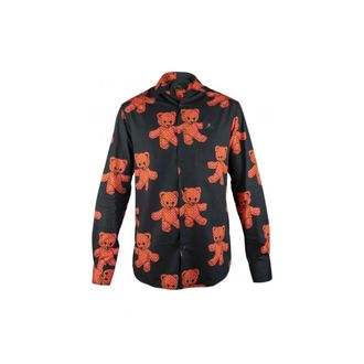 Philipp Plein Homme, Chemises, Multicolore, Taille: L Teddy Bear Logo Shirt