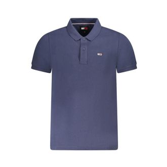Tommy Hilfiger Homme, Tops, Bleu, Taille: XL Cotton Polo
