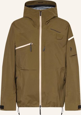 Peak Performance Hardshell-Jacke Alpine Gore-Tex C-Knit braun