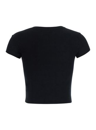 Vivienne Westwood Embroidered Logo T-Shirt - Black