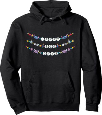 Disney Stitch & Angel Happy 100 Days 100th Day of School Pullover Hoodie