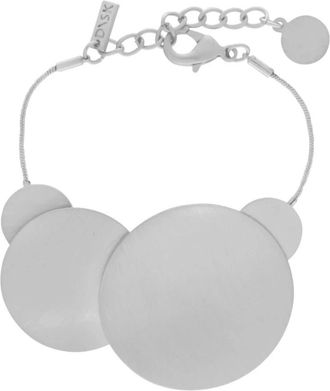 Dansk Copenhagen Alaya Mega Circle Armband - - Accessories - Damen - Grau - ONE SIZE