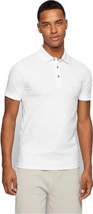 BOSS Hommes Passenger Polo Slim en Coton Stretch &agrave; Patch Logo