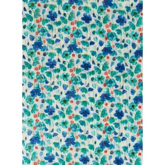 Au Printemps Paris Etole imprim&eacute; fleuri en coton