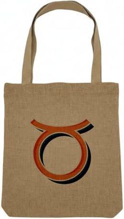 Fabulous Sac Shopping Tote Bag Aspect Lin - Taureau Signe astrologie Zodiaque Astres M&eacute;taphore Symbole Figure Allegorie - Sac de Courses Toile Epaisse 360g Bei