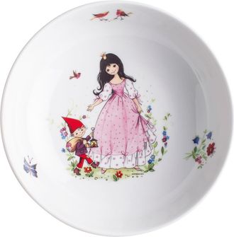 Kahla 203418A50851C Kids tiefer Teller 18 cm Schneewittchen | Suppenteller mit Schneewittchen Design aus Porzellan