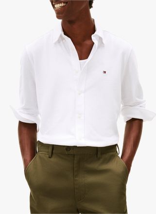 Tommy Hilfiger Chemise en jersey de coton avec logo