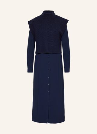Ted Baker Set Elsiiey: Hemdblusenkleid Und Pullunder blau