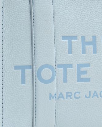 Marc Jacobs Womens Leather Small Tote Cloud Blue Handbags Hand Bags