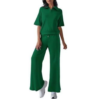 Generic Ensemble de surv&ecirc;tement d&eacute;contract&eacute; et tendance avec pantalon long, tenue deux pi&egrave;ces pour femme, surv&ecirc;tement dhiver pour femme, jogging pour femme, G