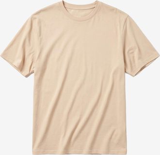 Knowledge Cotton Apparel Herren vegan T-Shirt Mercerized Hellgrau
