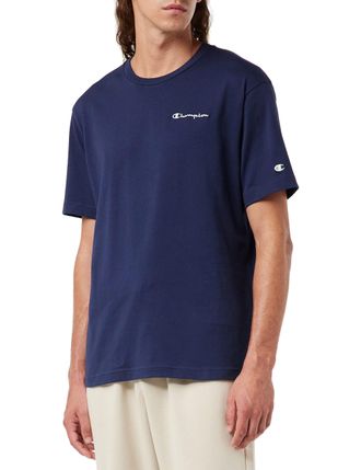 Champion Herren Eco Future S-S T-Shirt, Marineblau, S