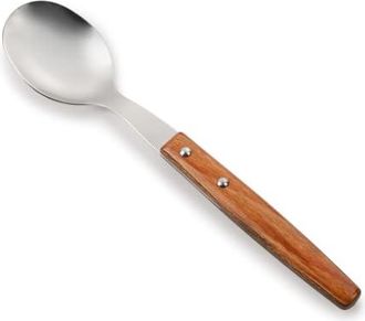 Arcos Couteaux de Table - Cuill&egrave;re Acier Inoxydable 18/10 pour D&eacute;jeuner ou Petit D&eacute;jeuner, Manche Bois Comprim&eacute;, 15 cm, Usage Quotidien - S&eacute;rie C